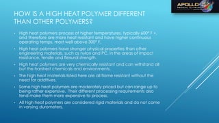 High Heat Polymer Extrusion Presentation | PPT