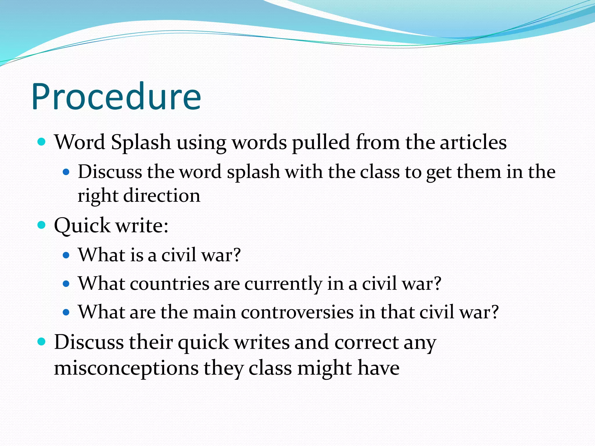 Current Events Presentation ED | PPTX