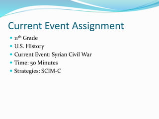 Current Events Presentation ED | PPTX