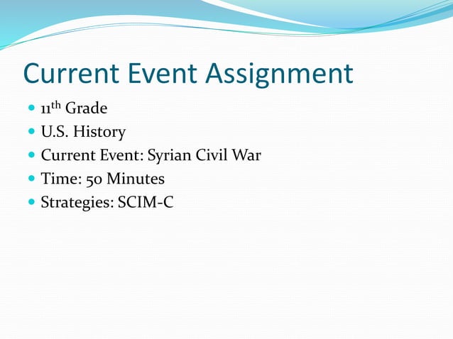 Current Events Presentation ED | PPT