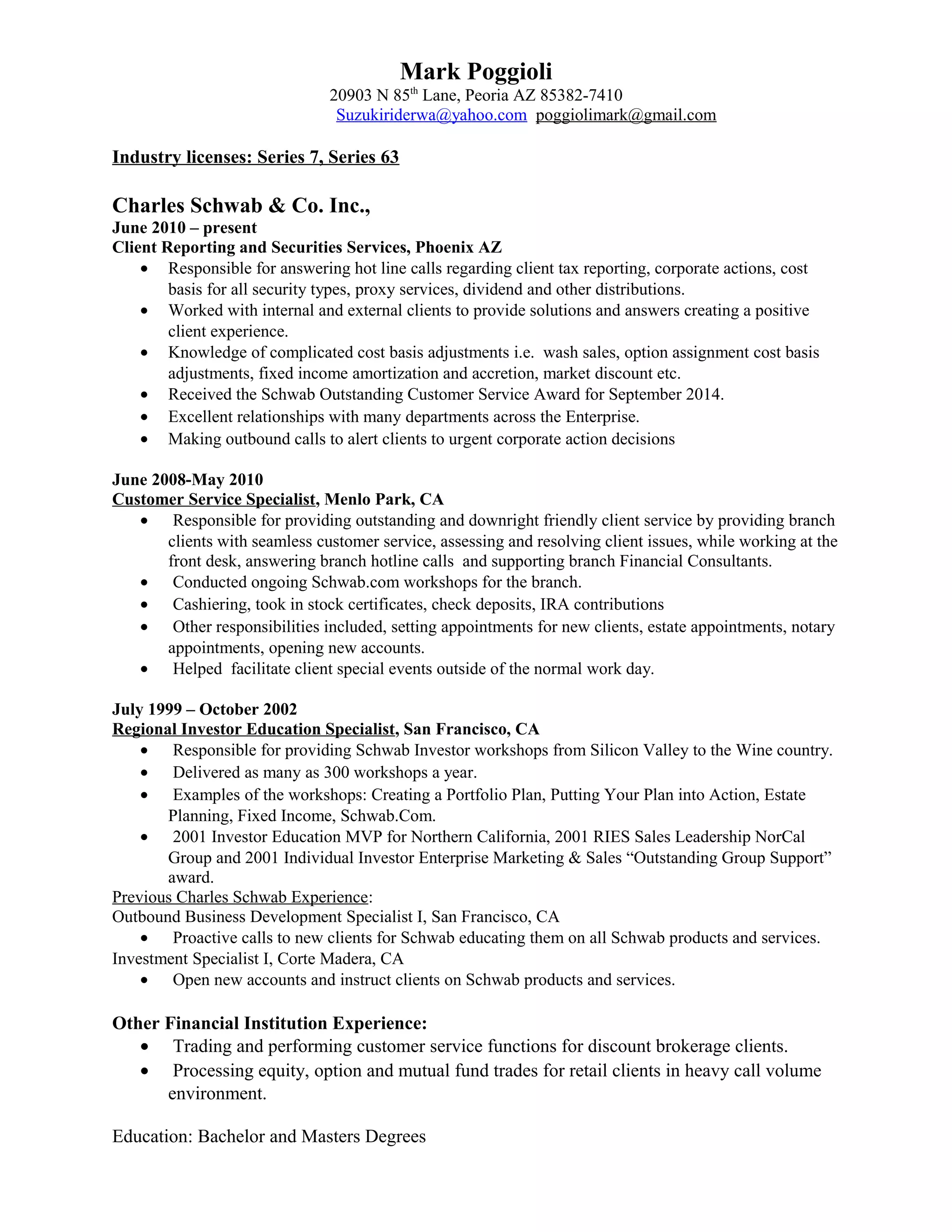 mark resume 2015 | DOC