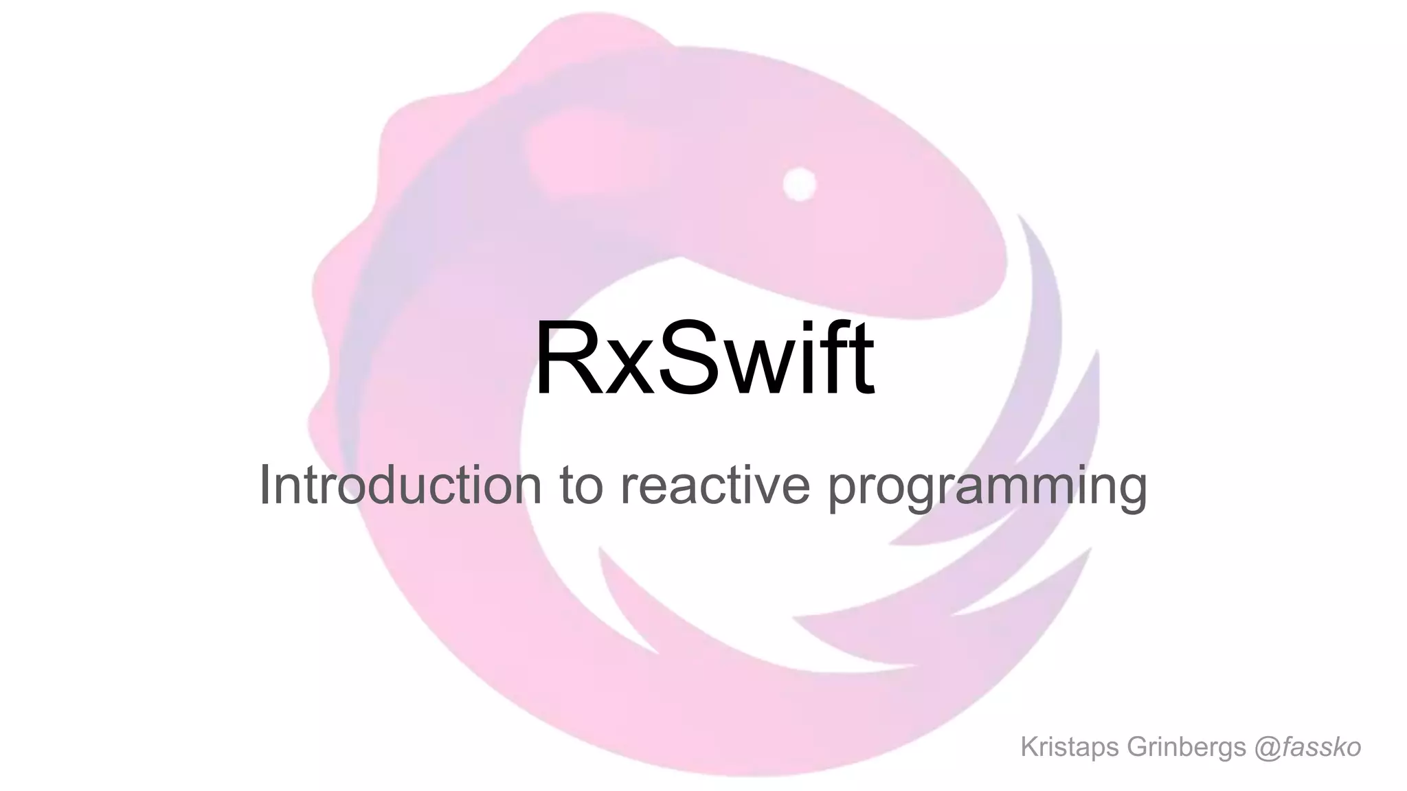 RxSwift | PPT