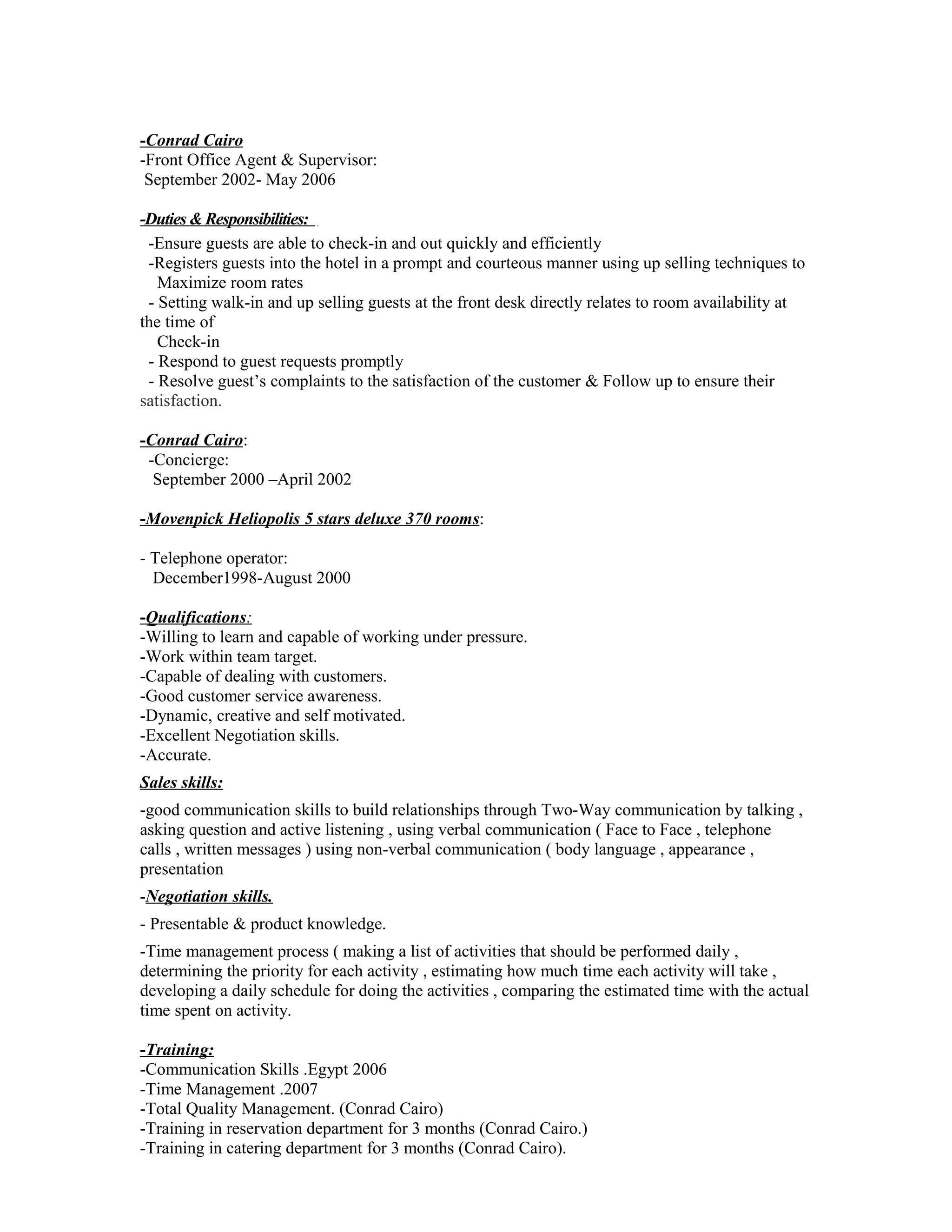 Tamer ELGhandour - CV | DOC