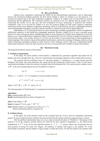 Secure Outsourcing Mechanism for Linear Programming in Cloud Computing | PDF