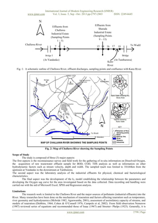 Modelling the Effect of Industrial Effluents on Water Quality: “A Case ...