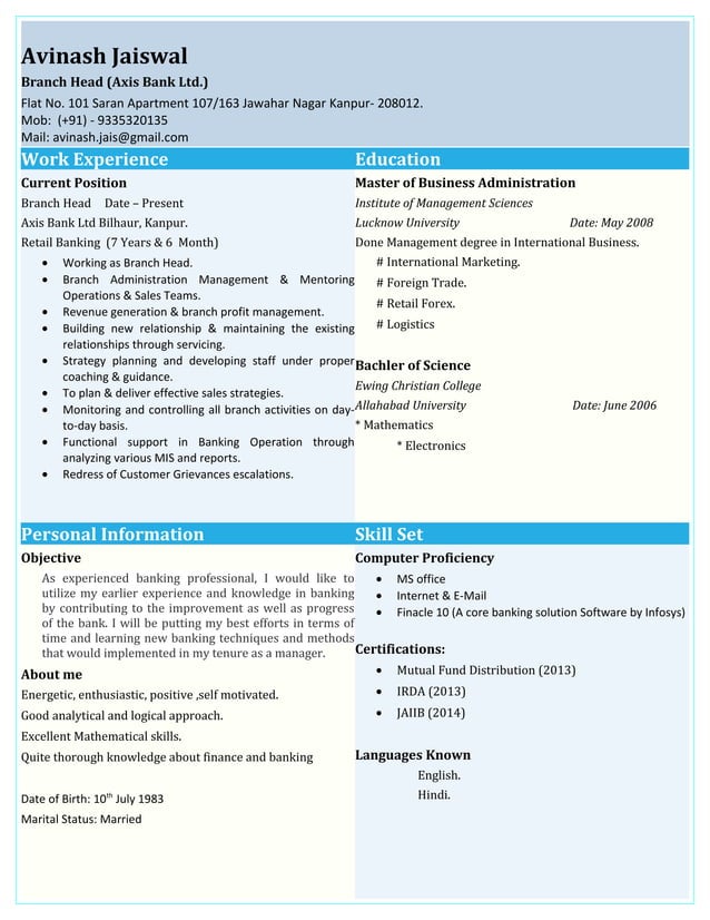 Avinash Retail Banking 7 years new | PDF