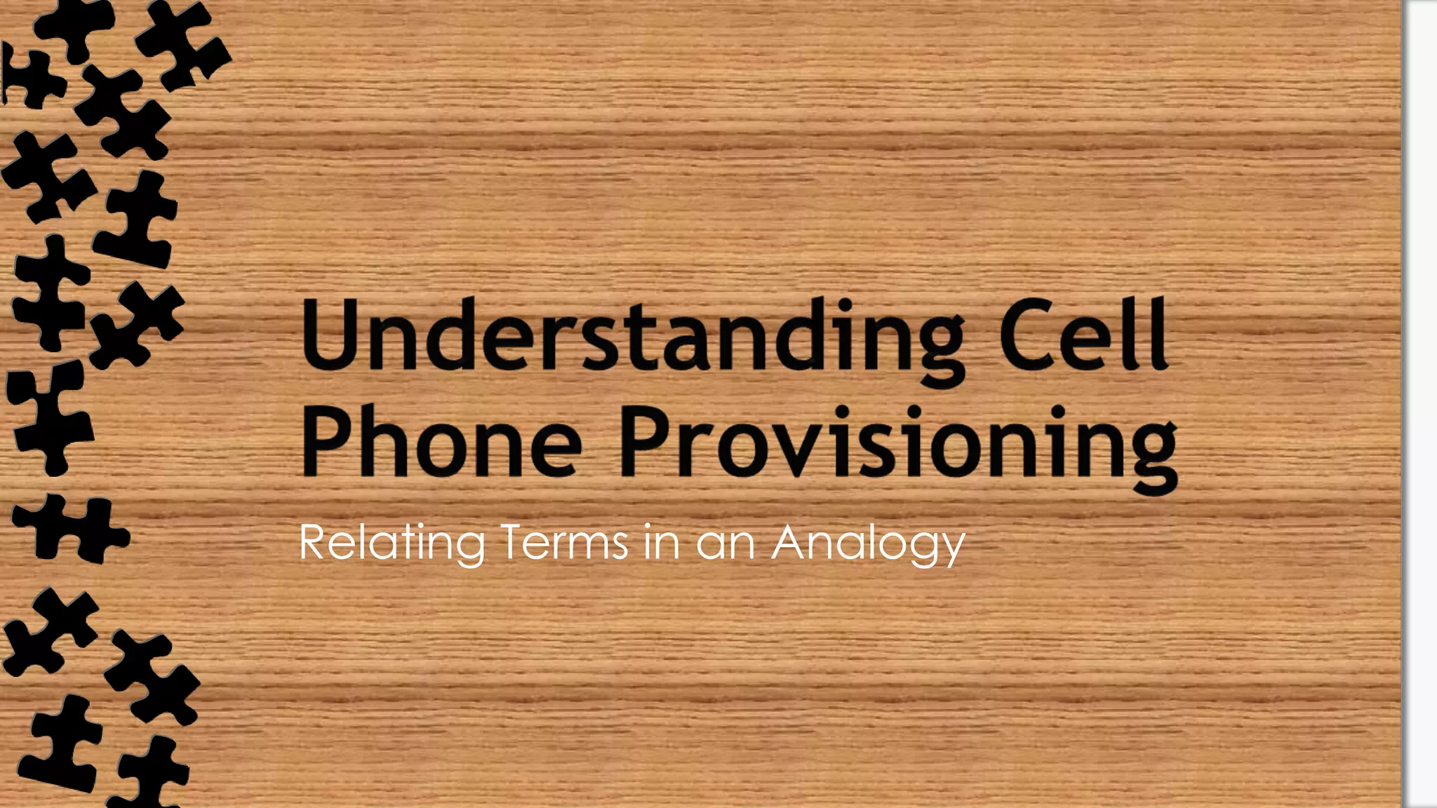 Understanding Cell Phone Provisioning Jargon | PPTX | Smartphones ...