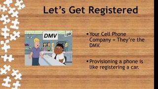 Understanding Cell Phone Provisioning Jargon | PPT