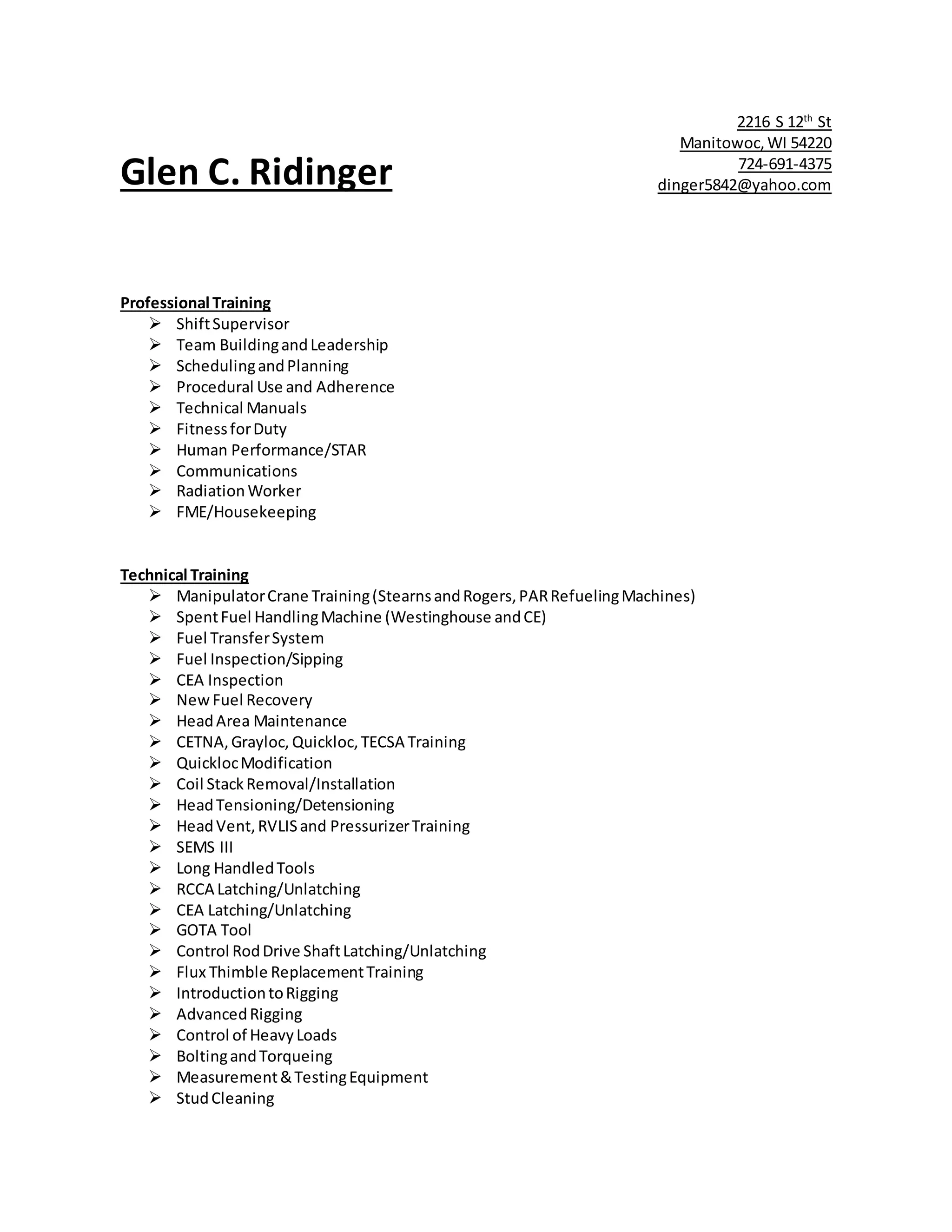 TECHNICAL TRAINING | DOCX