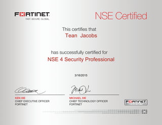 Fortinet NSE 4 Security Professional | PDF