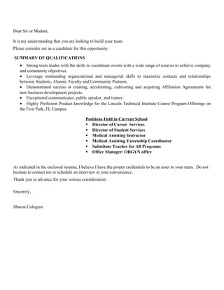 Cologero- Director manager 2 | DOC