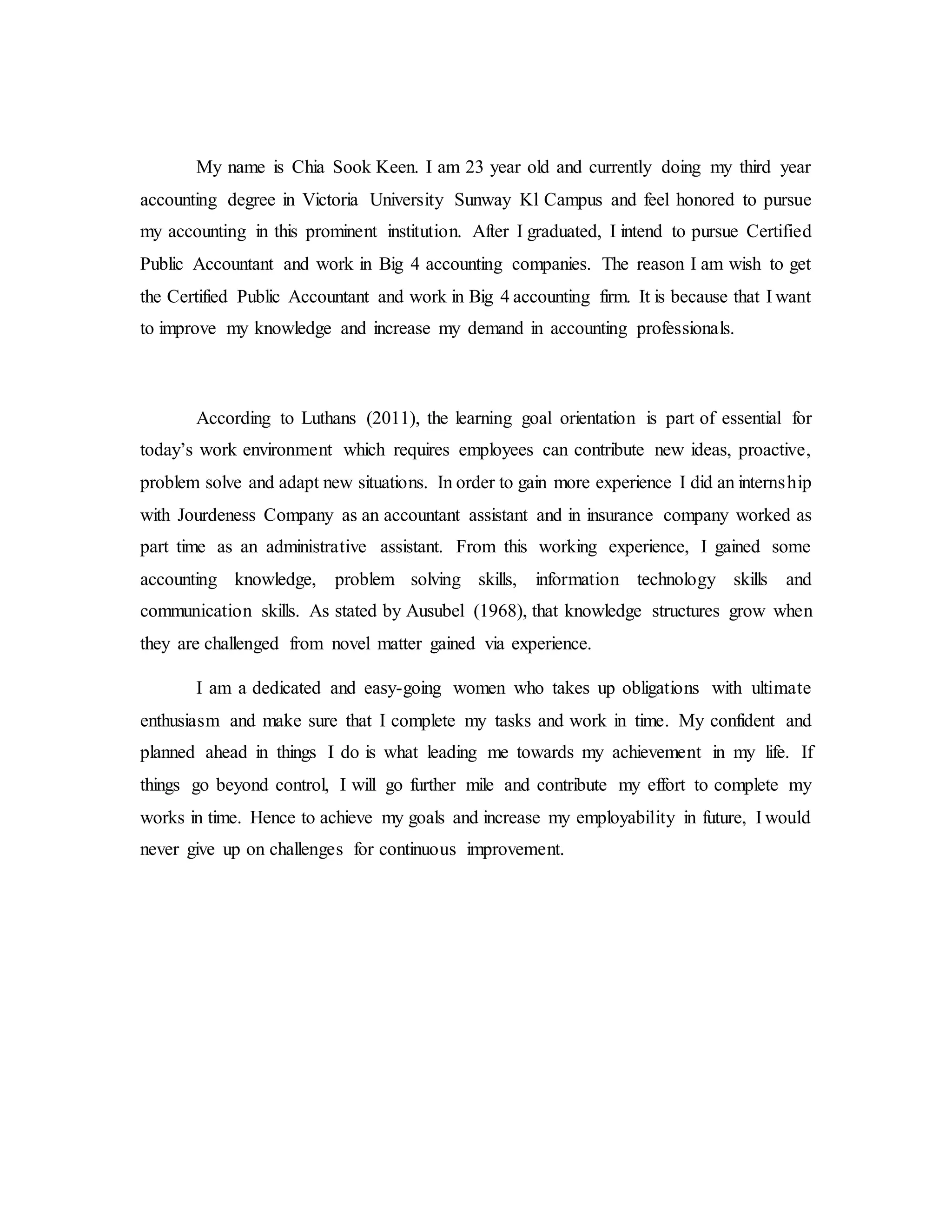 my personal branding | DOCX | Careers