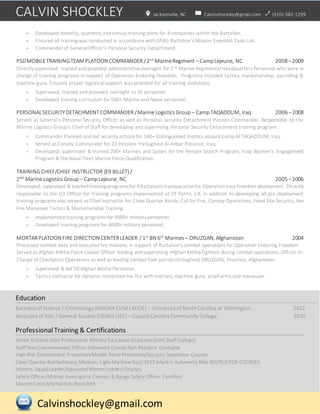 SHOCKLEY NEW RESUME | PDF