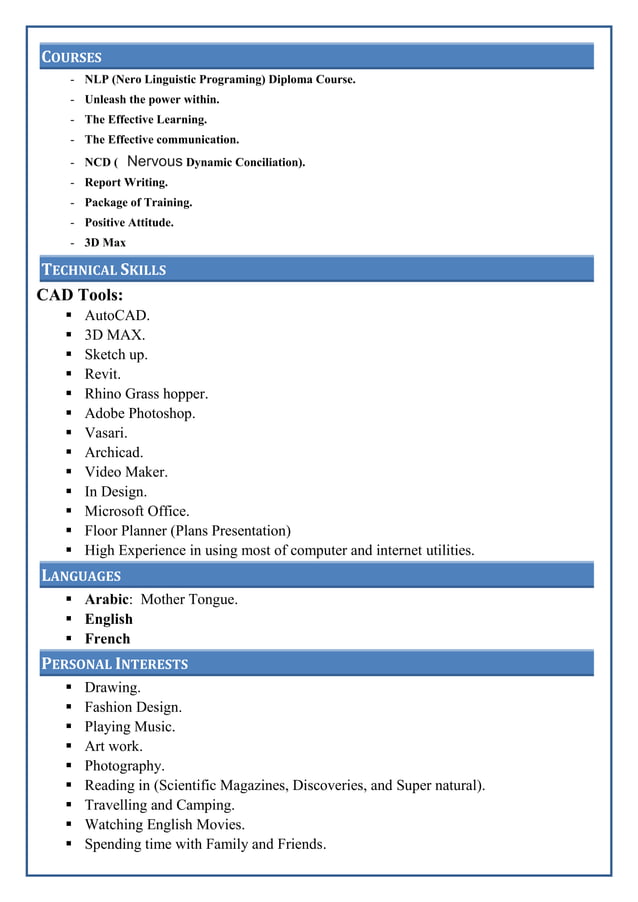 hadeel resume 2211 | PDF