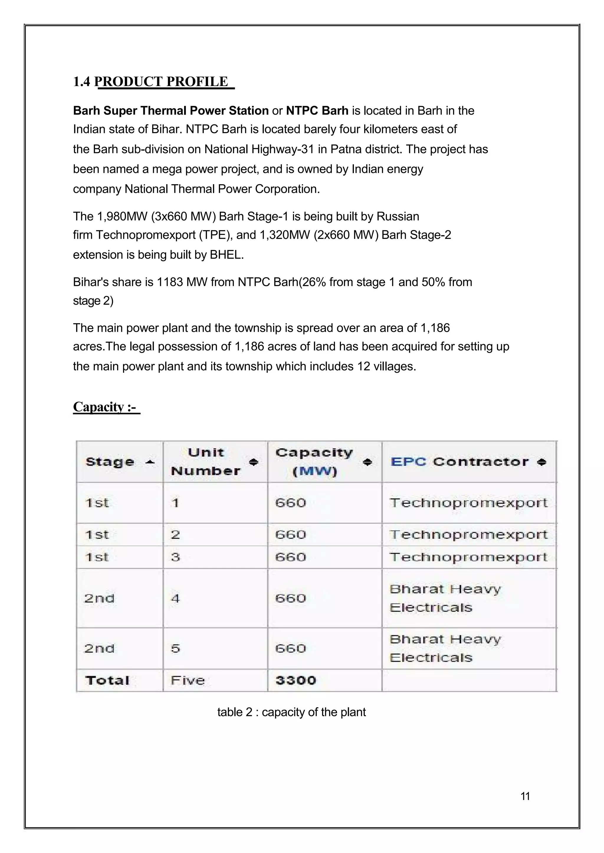 INTERNSHIP REPORT NTPC | PDF
