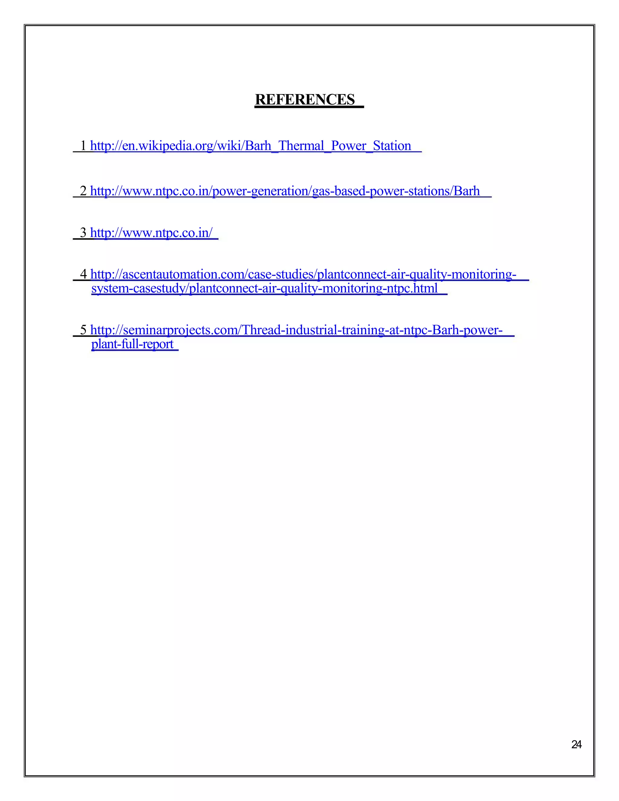 INTERNSHIP REPORT NTPC | PDF