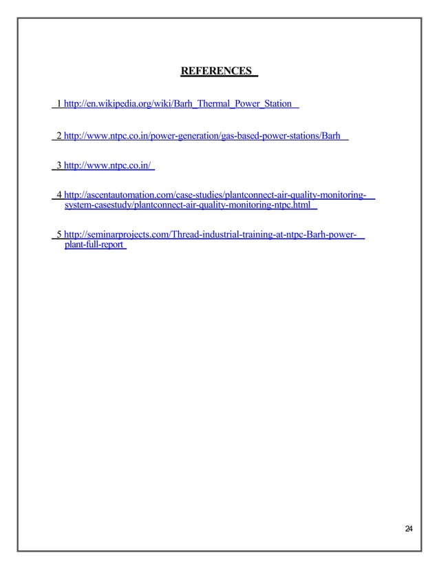 INTERNSHIP REPORT NTPC | PDF | Power and Energy Industry | Industries