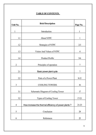 INTERNSHIP REPORT NTPC | PDF