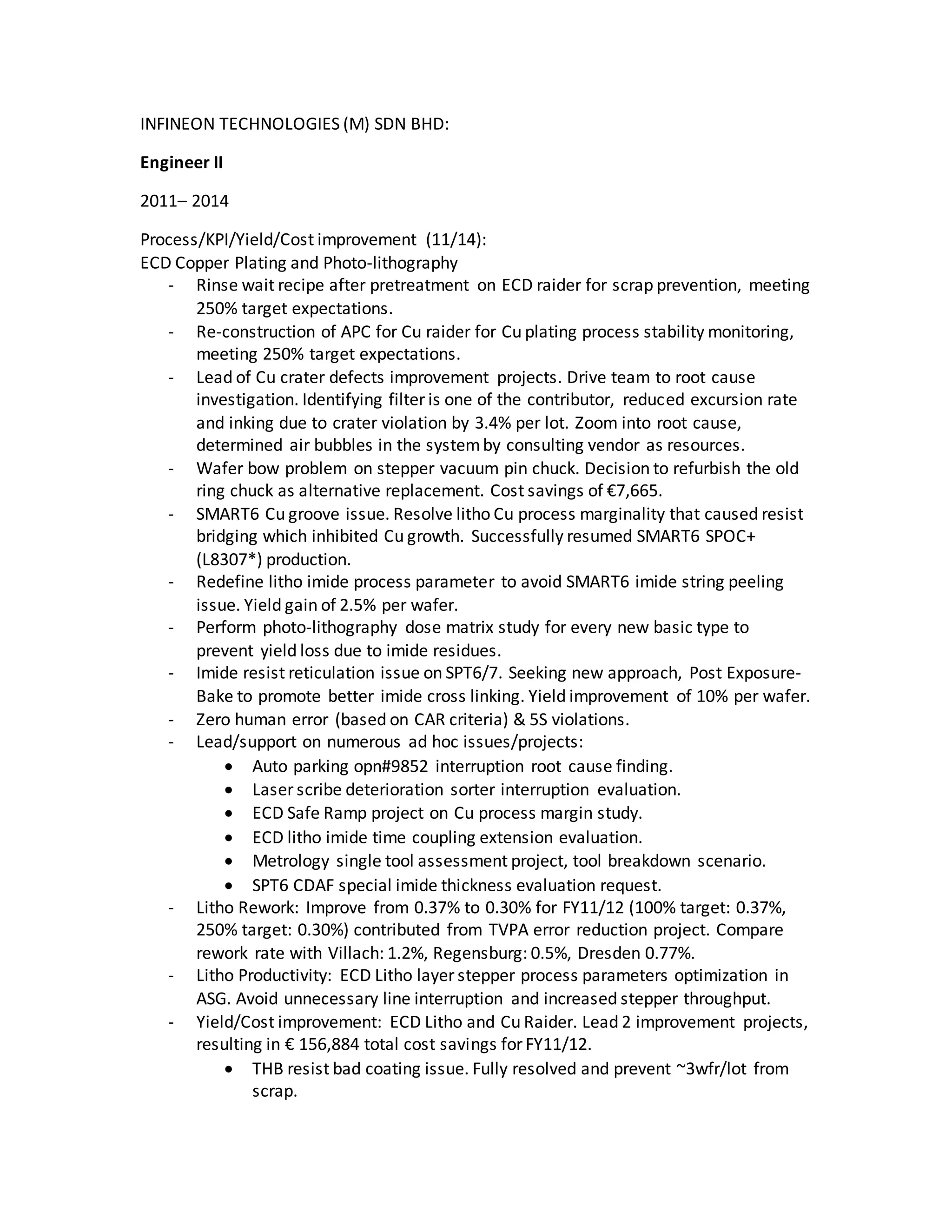 Linkedin Engineer Ii At Infineon Technologies Pdf