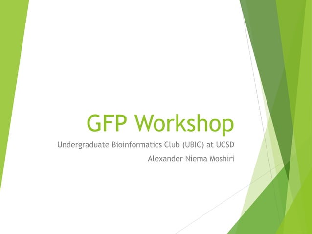 GFP Workshop | PPT