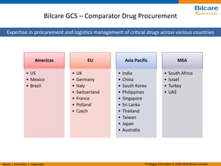 Bilcare GCS Comparator Procurement | PDF