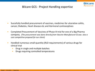Bilcare GCS Comparator Procurement | PDF