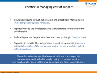Bilcare GCS Comparator Procurement | PDF