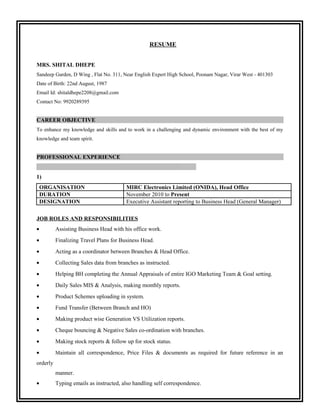 Resume | PDF