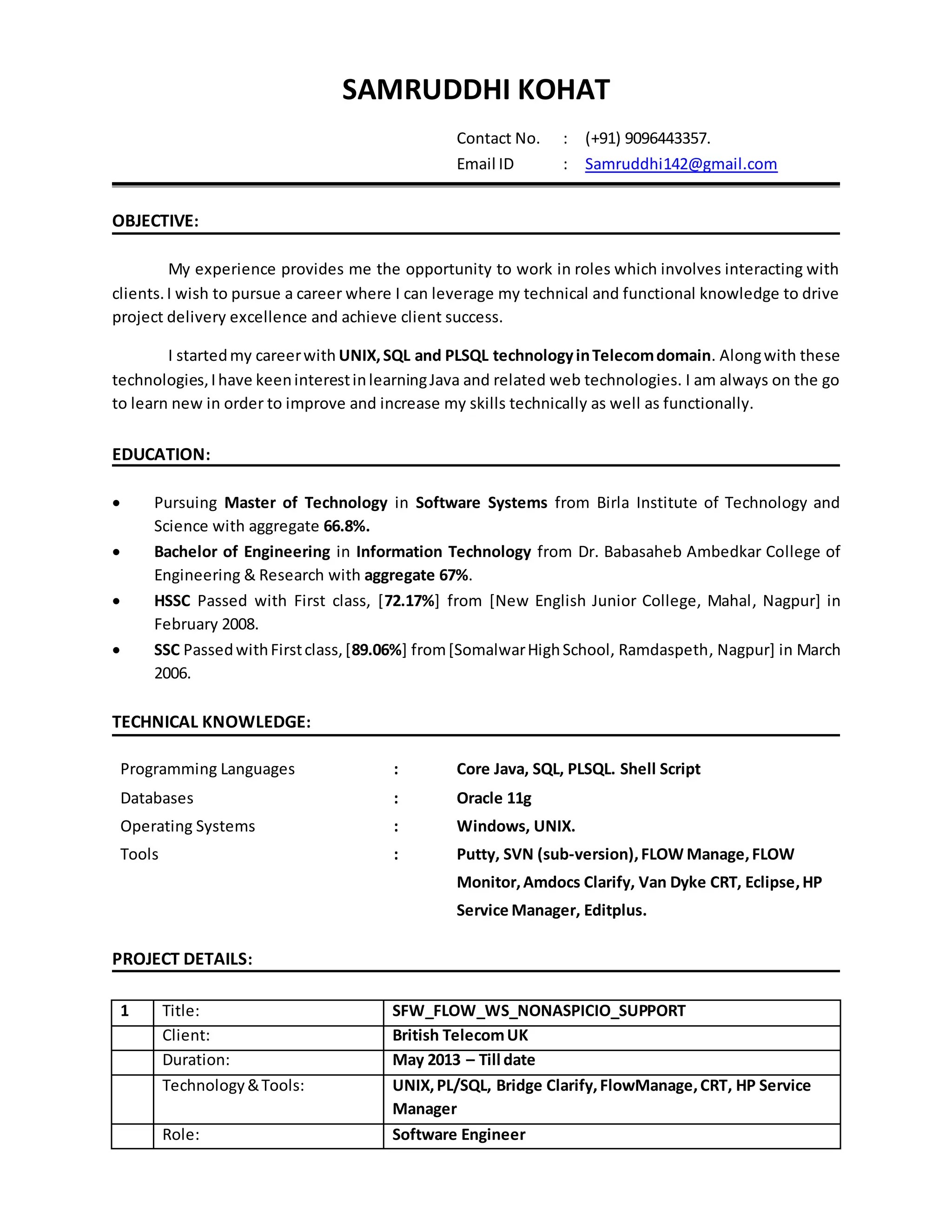 Samruddhi_Kohat_Resume | PDF