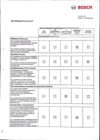 Bosch Internship Certificate | PDF