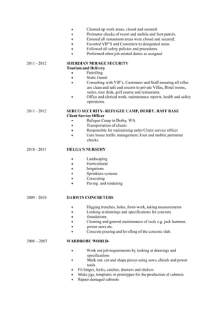 CURRENT RESUME 2 | PDF