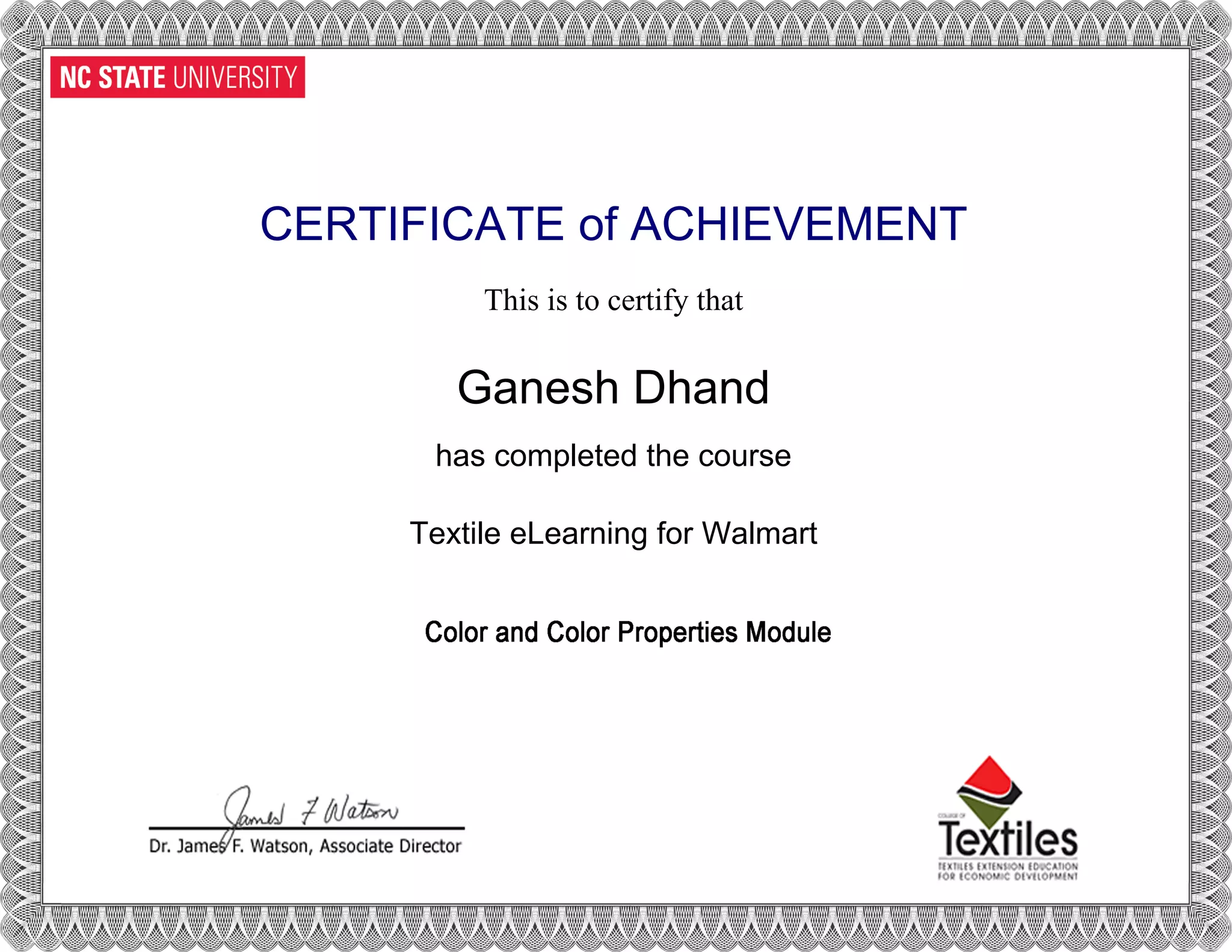 NCSU eLearning Certificates | PDF