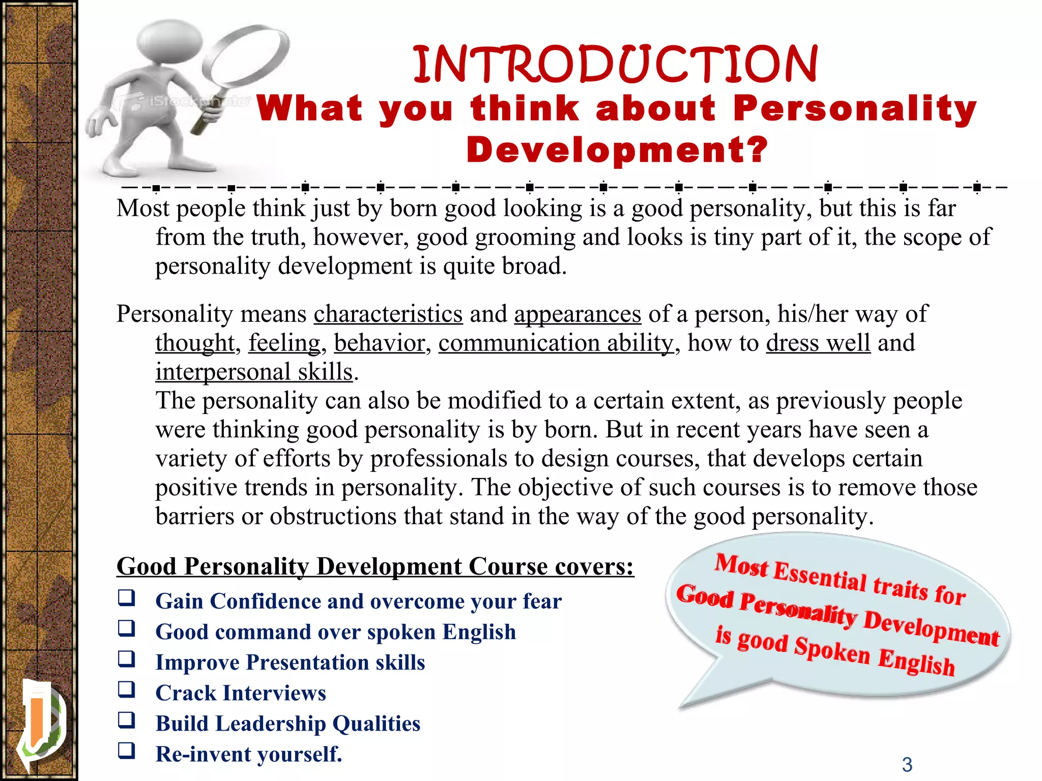 Personality Development | PPT