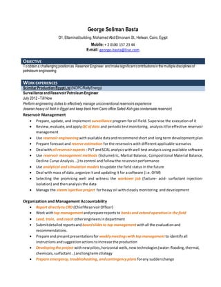 George Soliman Basta-CV | PDF