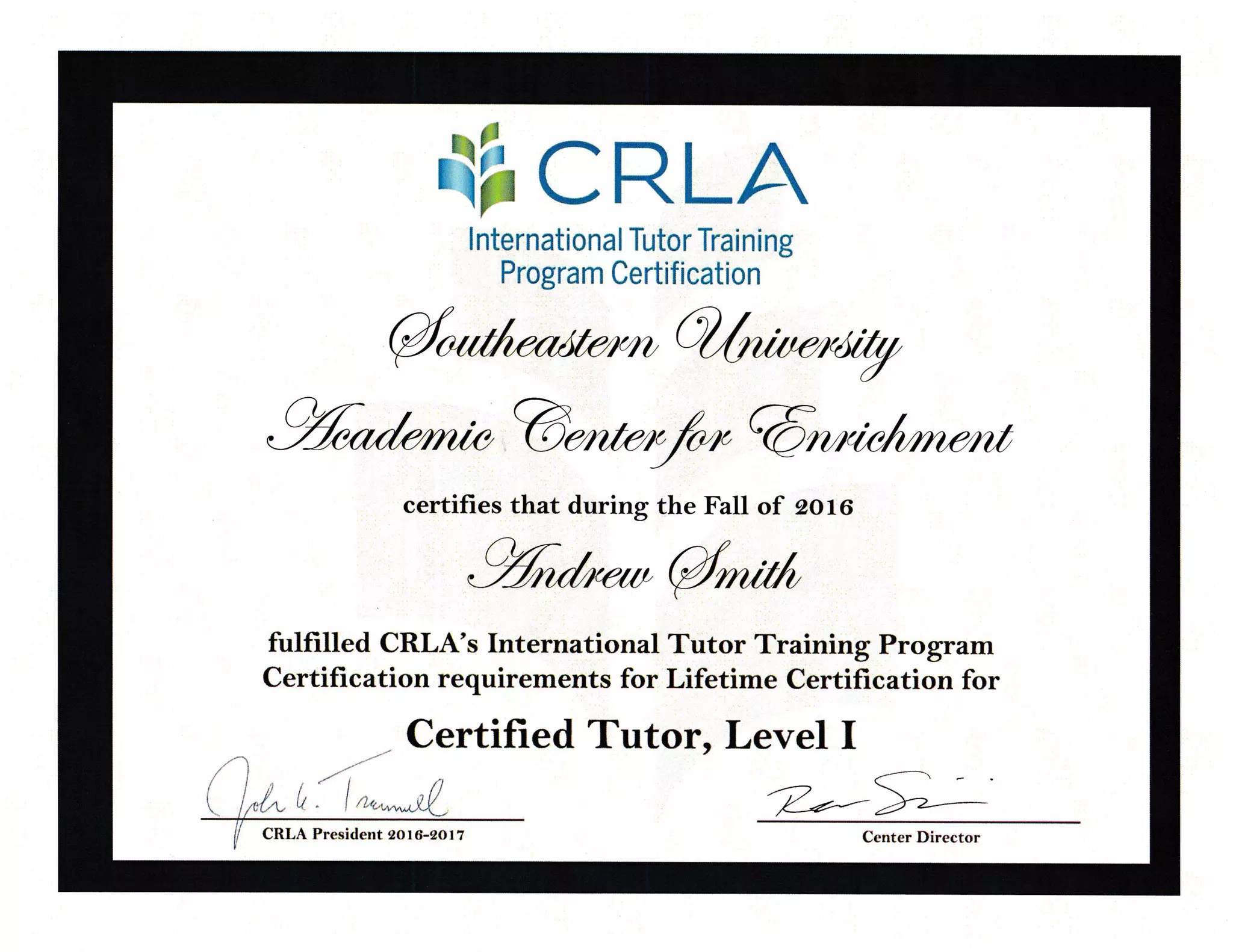 CRLA | PDF