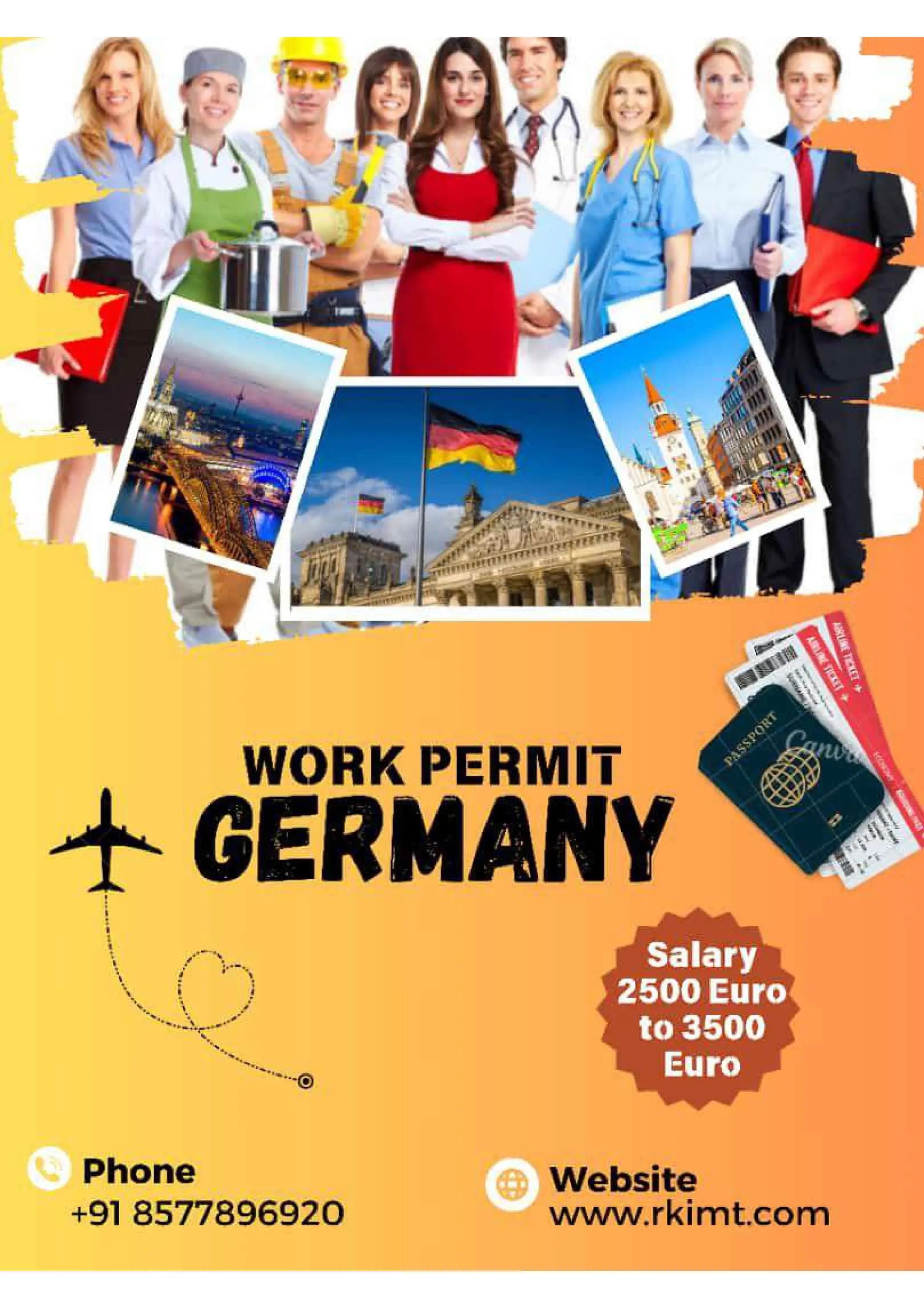 WORK PERMIT IN GERMANY | work visa service | PDF
