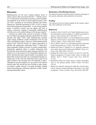 Rhabdomyoma in neonate WJPCHS | PDF
