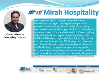 Mirah Hospitality Brand Profile | PPSX
