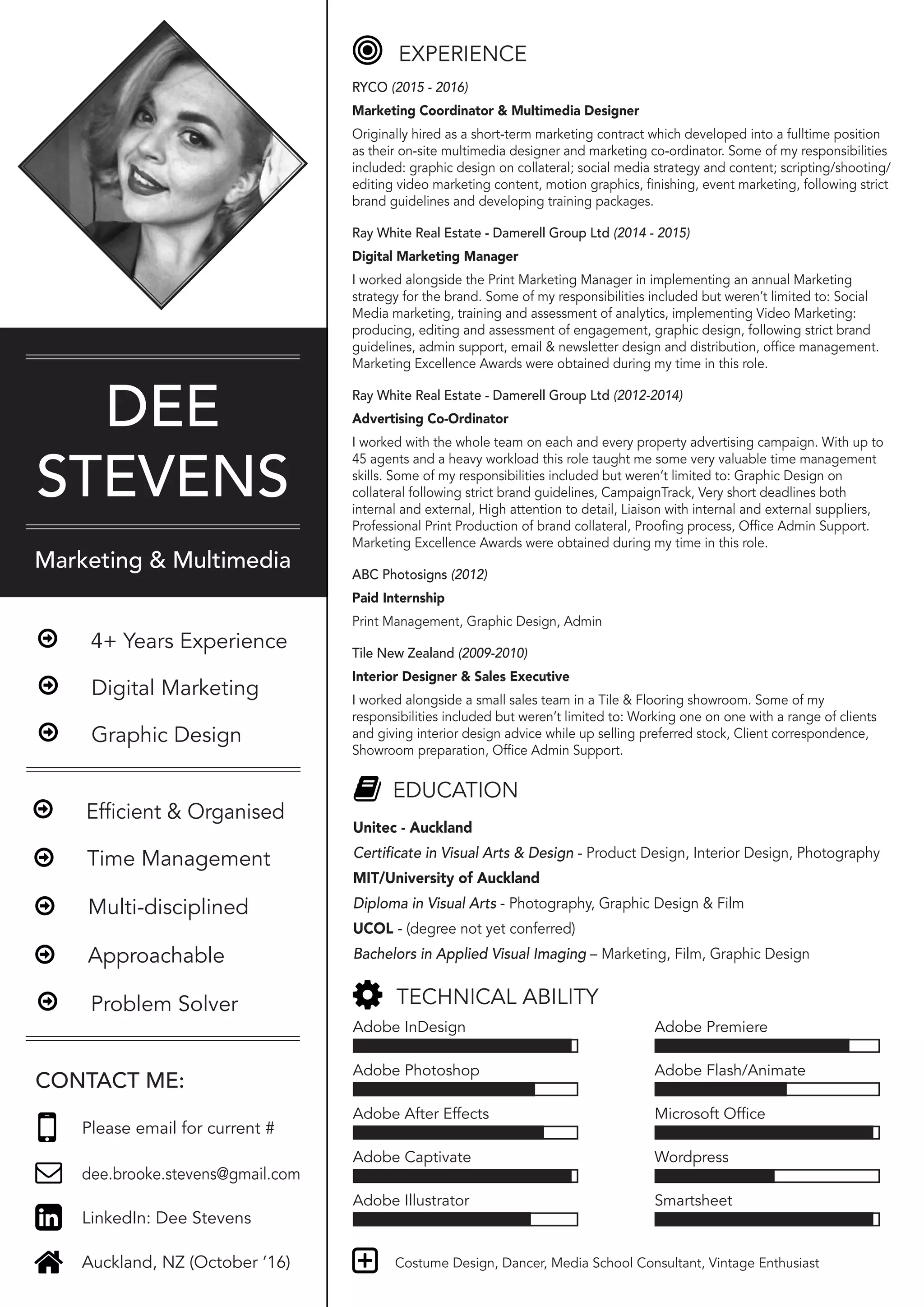 DeeStevensCV_Sep2016 | PDF