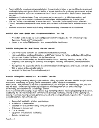 CV LB v8 short 2015 Document | PDF