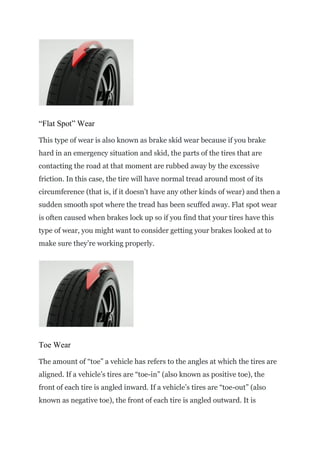 Treadwear patterns guide | PDF | Sports Equipment | Sports