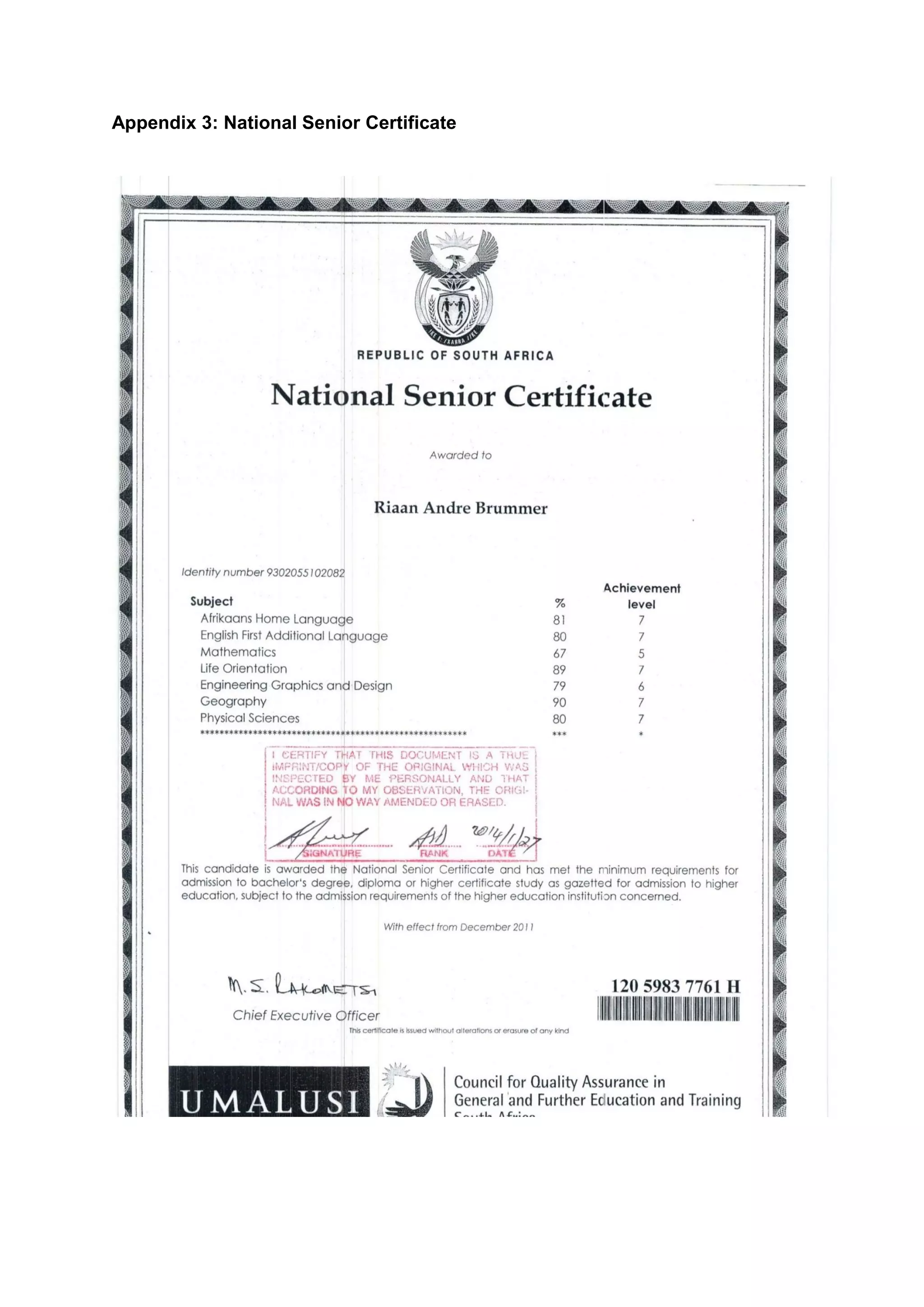 RA Brummer CV 2016 (Agronomy) | PDF