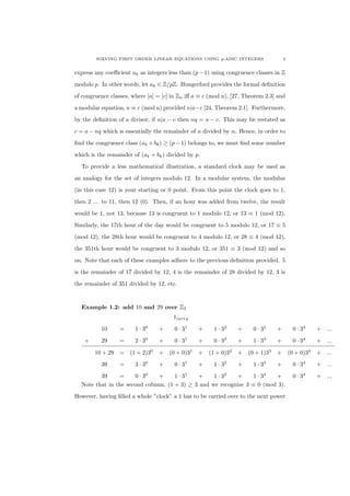 Solving Linear Equations Over p-Adic Integers | PDF