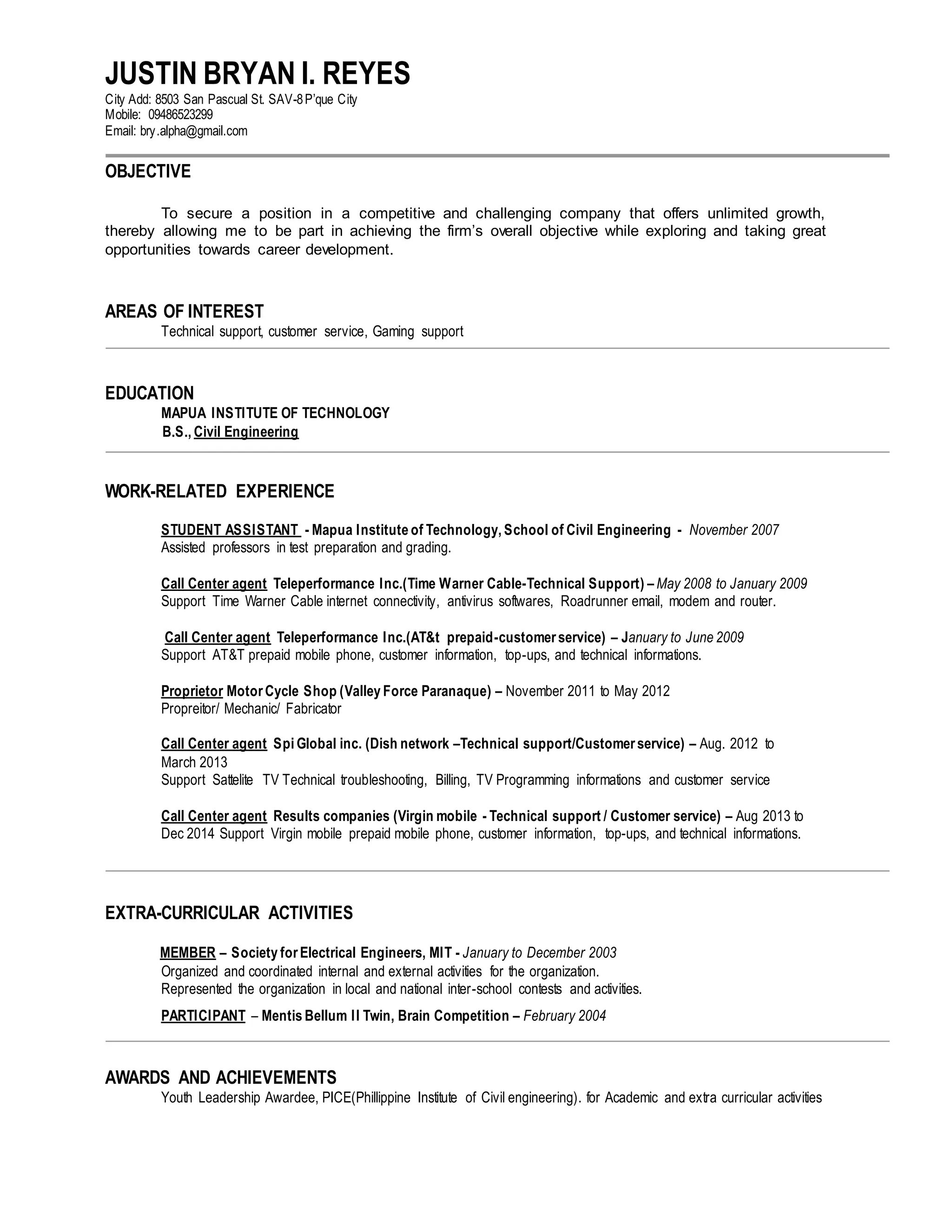 BRYAN's resume | DOCX