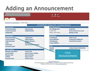 Adding Announcements | PDF