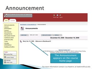 Adding Announcements | PDF
