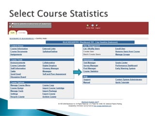Course Statistics And Performance Dashboard | PDF