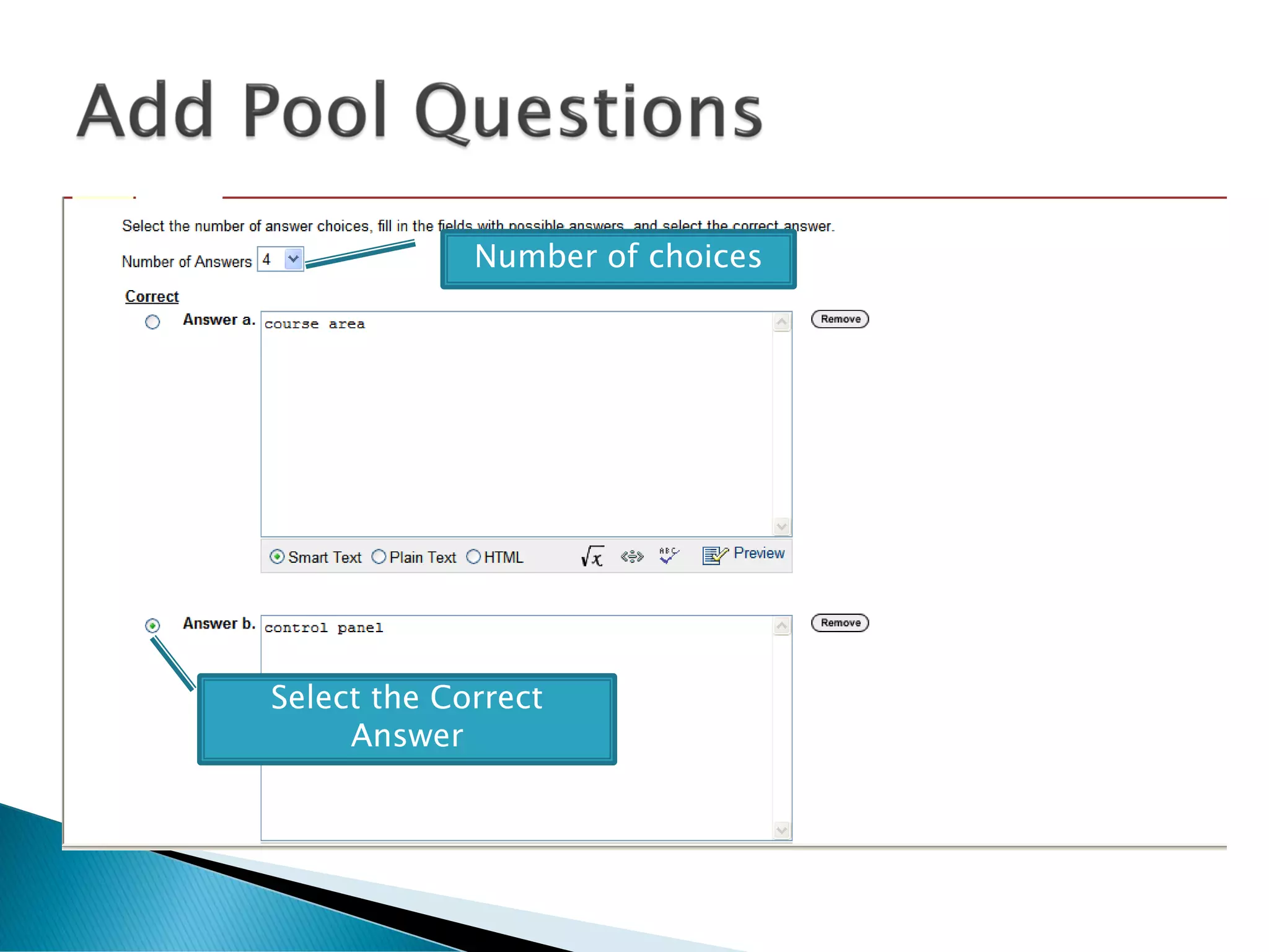 Creating A Test Pool | PDF