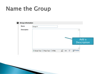 Creating Groups | PDF