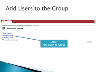Creating Groups | PDF